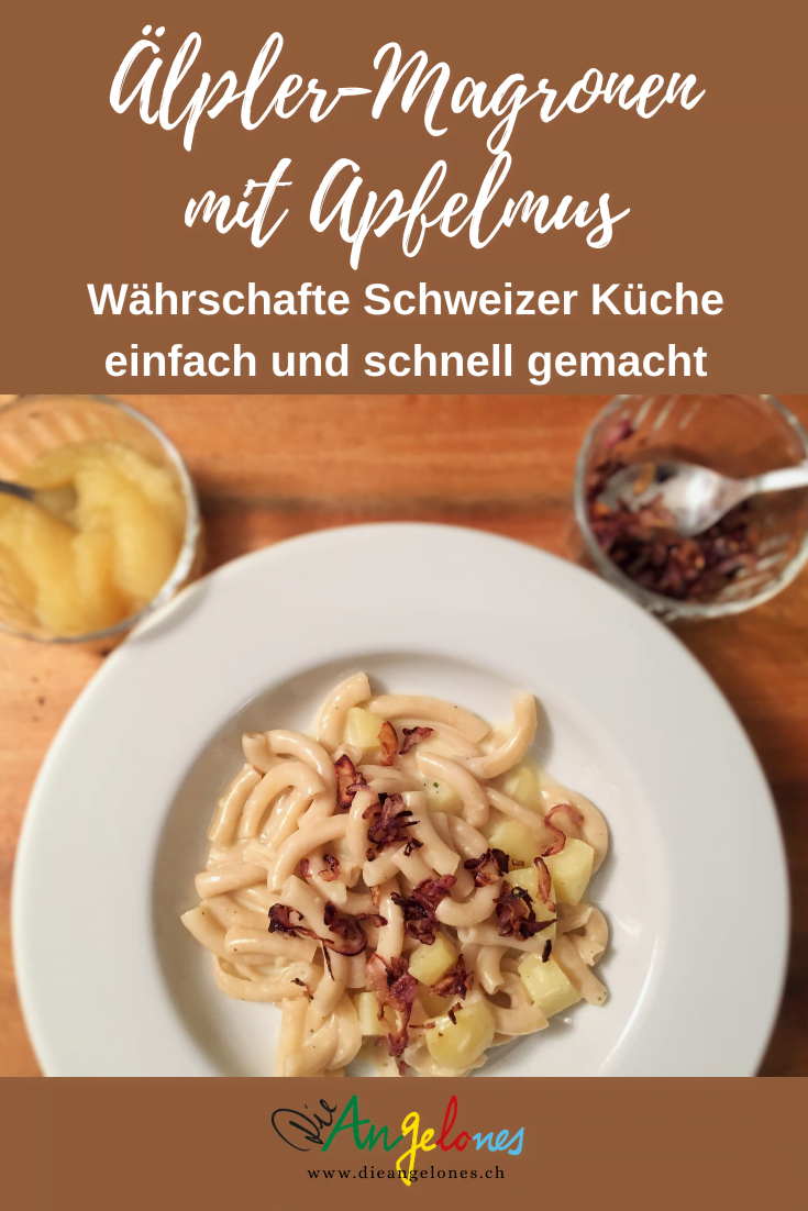 Älplermagronen mit Apfelmus - Familienblog DIE ANGELONES