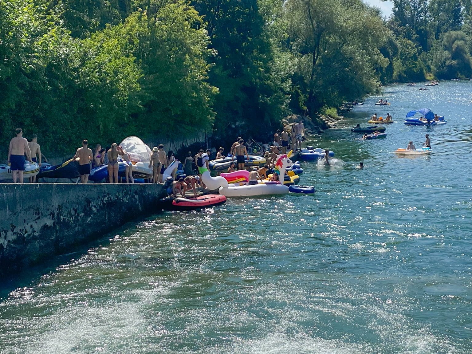 Limmattrail - Sommerausflug für die Familie, mit Velo oder zu Fuss