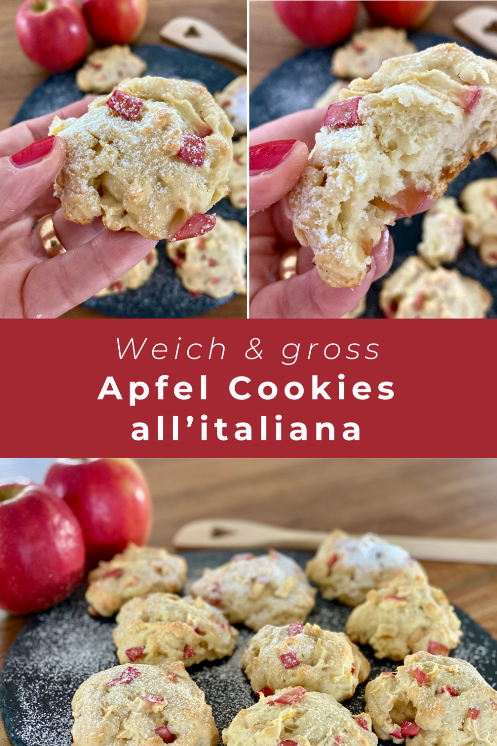 Apfel Cookies all'italiana - Familienblog DIE ANGELONES